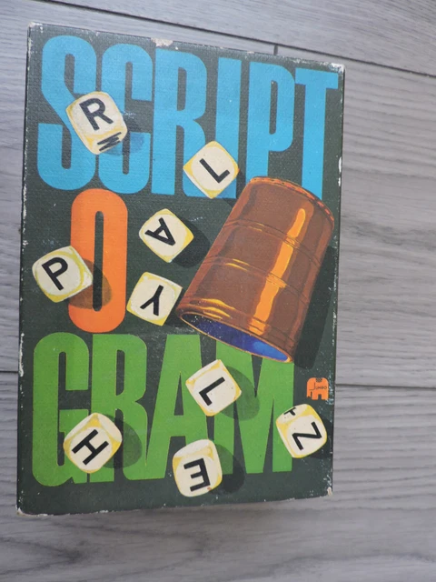 JEUX DE SOCIÉTÉ : Script O Gram - Complet - Vintage EUR 10,00 - PicClick FR
