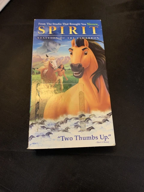 DREAMWORKS SPIRIT STALLION of the Cimarron VHS 2002 Horse Home Movie ...