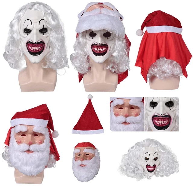 TERRIFIER 3 (2024) Art the Clown Santa Claus Masks+Joker Horror Face ...