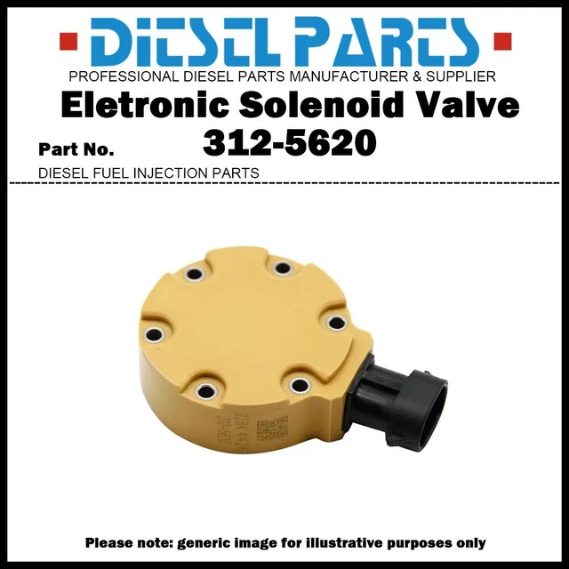 FUEL PUMP ELECTRONIC Solenoid Valve 312-5620 for CAT 320D C6.6 C6 326 ...