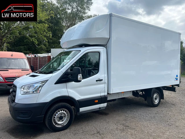 FORD TRANSIT 2.0 Ecoblue T350 130 Bhp 13Ft5 Luton Box Van 2023 72 Reg ...