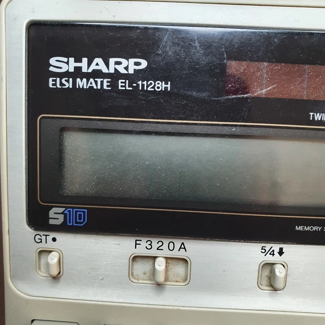 VINTAGE SHARP ELSI MATE EL-1128H CALCULATOR £5.22 - PicClick UK
