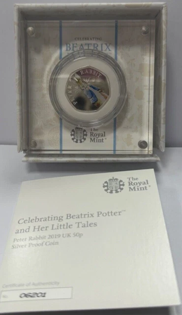 PETER RABBIT 2019 UK 50p Silver Proof Coin M161 £6.50 - PicClick UK