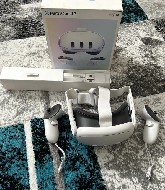 META QUEST 3 128GB All-In-One Mixed Reality VR Headset £333.12 - PicClick UK