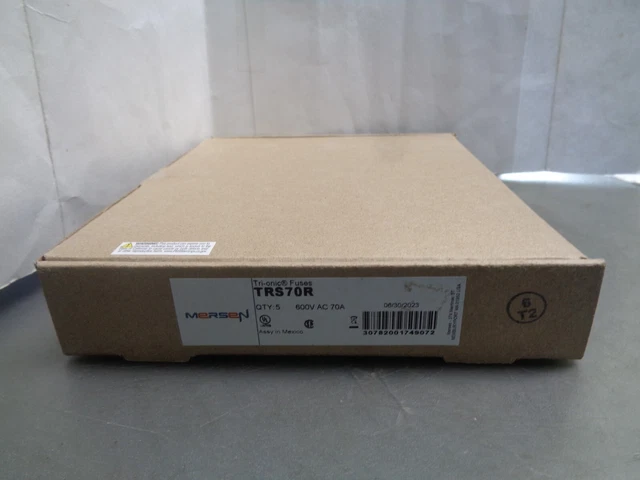 LOT NEUF DE fusibles d'ampli Ferraz Shawmut TRS70R FRS-R-70 600 volts ...