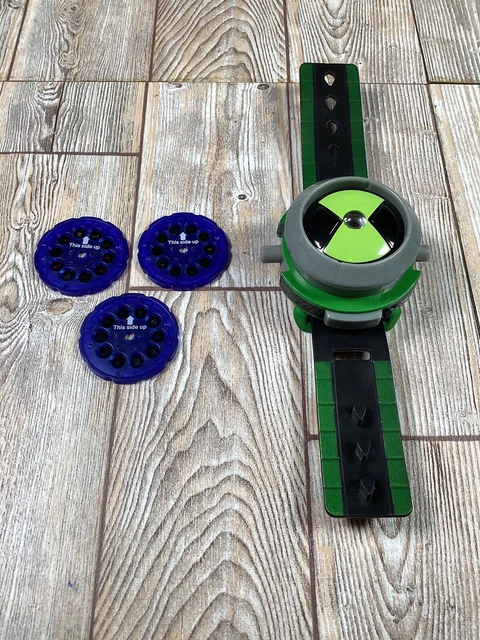 BEN 10 ALIEN Force Omnitrix Projector Watch Plus 3 x Discs - Bandai ...
