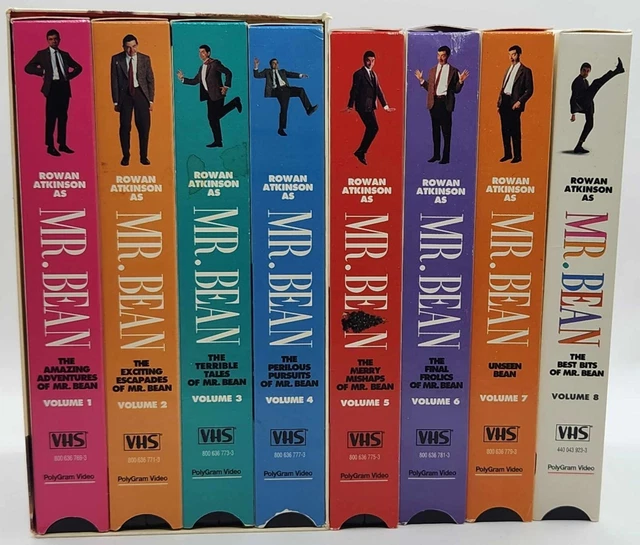 MR. BEAN VHS Tapes Movies Box Sets Volumes 1-8 Rowan Atkinson £25.07 ...