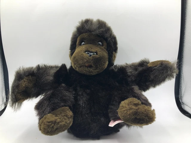 R DAKIN 1983 Goo Goo The Baby Gorilla Monkey Brown Plush Stuffed Toy ...