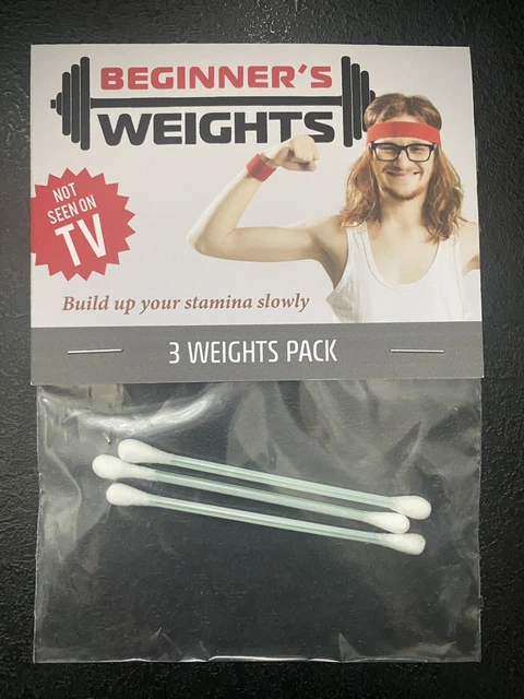 Beginners Weights Stocking Filler Secret Santa Christmas Novelty