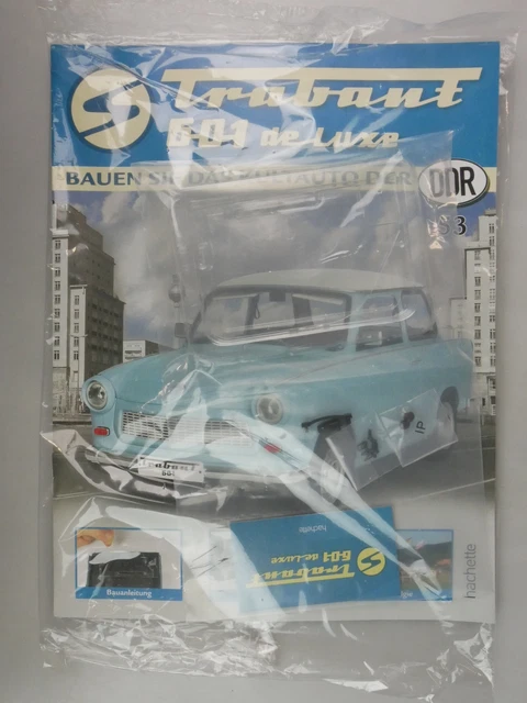 AUSGABE 53 HACHETTE 1/8 Trabant 601 de luxe original sealed 125856 EUR ...