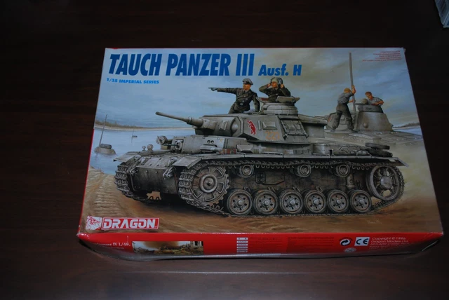 1/35 DRAGON 9033, Tauch Panzer III Ausf. H, Imperial Series, OVP u ...