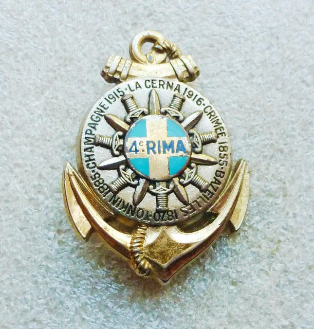 INSIGNE 4E Régiment d'Infanterie de Marine EUR 3,00 - PicClick FR