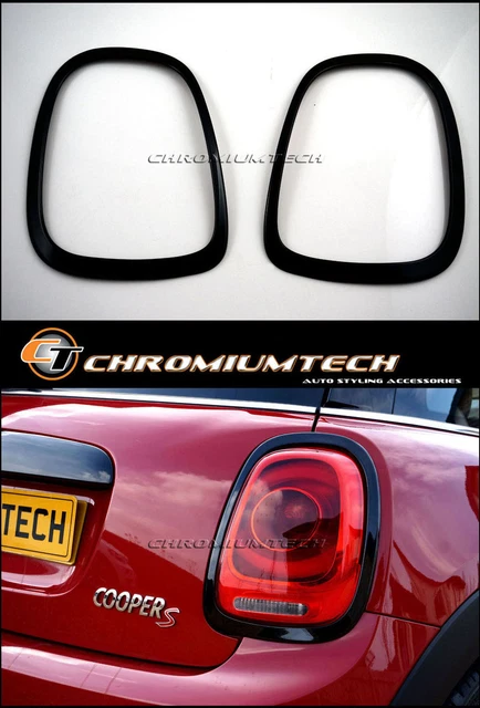MK3 MINI COOPER/S/ONE F55 F56 F57 BLACK Rear Light Tail light Trim ...