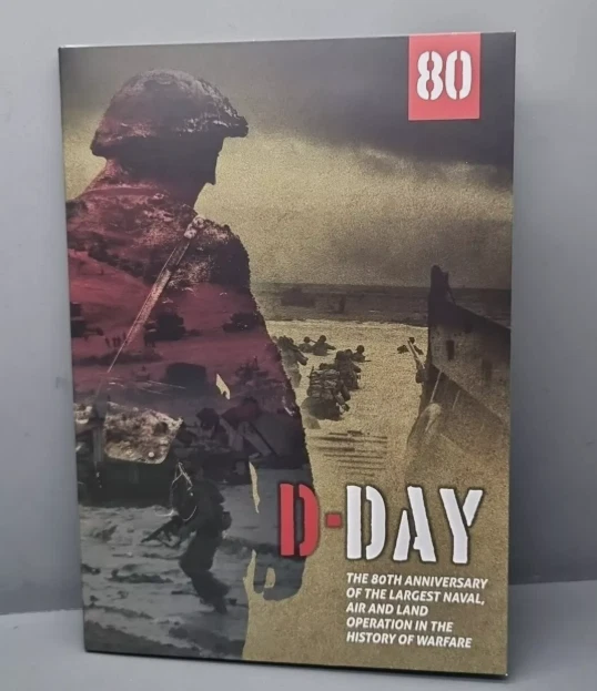 D-DAY 80TH ANNIVERSARY : Operation Overlord - 2024 Half Crown Coin in ...