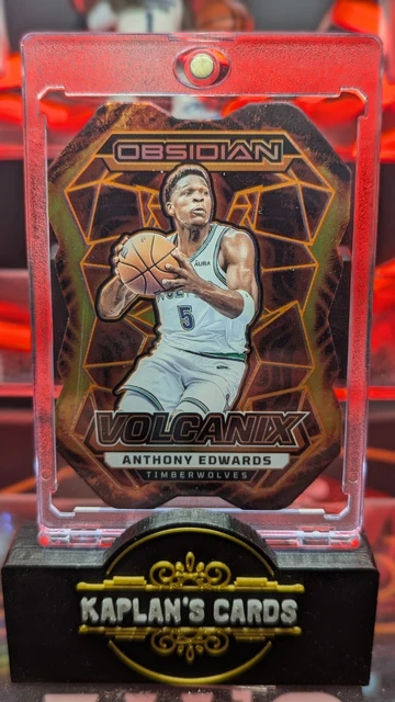 2023 PANINI OSSIDIAN Volcanix Anthony Edwards Lupi Pressofusi Custodia ...