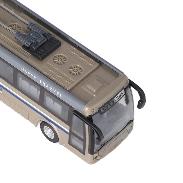 GOLD 1:48 SCALE RC School Bus Go Forward Backward Turn Left Right ...