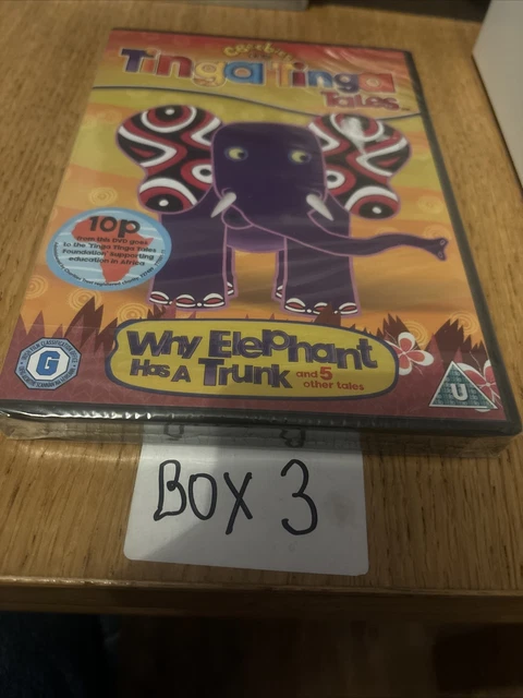 CBEEBIES TINGA TINGA Tales Why Elephant Has A Trunk DVD New Sealed £19. ...