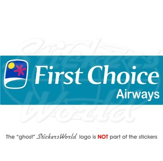 FIRST CHOICE AIRWAYS Airlines 7,1" (180mm) Vinyl Bumper Sticker, Decal ...