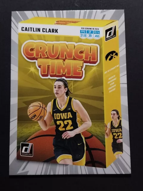 CAITLIN CLARK 2024 Panini Caitlin Clark Collection Crunch Time #SS-CT1 ... CAITLIN CLARK 2024 Panini Caitlin Clark Collection Crunch Time #SS-CT1 ...