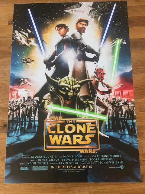LARGE MOVIE POSTER Star Wars Clone Wars 43cm x 64cm (Bit Bigger Than A2 ...