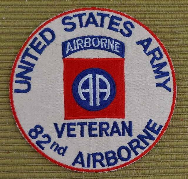 PATCH WWII US Army 82nd Airborne Division Insignia Veteran Paratrooper ...