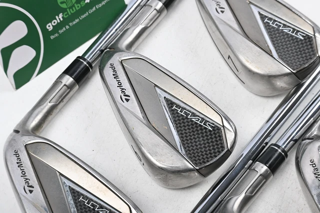 TAYLORMADE STEALTH IRONS / 5-PW+SW / Regular Flex KBS Max MT 85 Shafts ...