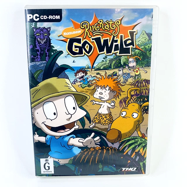 RUGRATS GO WILD PC Game 2003 Thornberrys Nickelodeon Kids Puzzle Y2K ...
