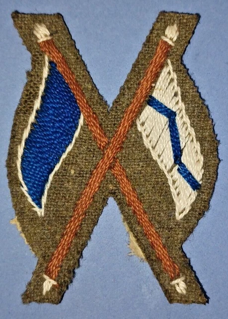 REGIMENTAL SIGNALLER KHAKI Army Trade Patch Sleeve Badge, WW2 - Genuine ...
