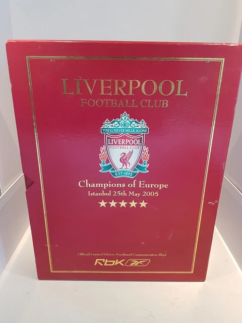 LIVERPOOL FC 2005 Limited Edition Istanbul Champions League Final EMPTY ...