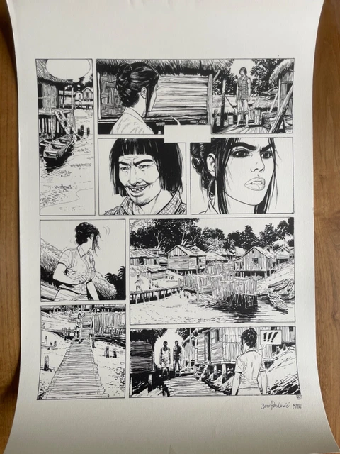 RARE PLANCHE FAC SIMILE BD EL NINO Pavlovic 40/60 CM RARE TIRAGE ANNIVERSAIRE EUR 1,00 - PicClick FR