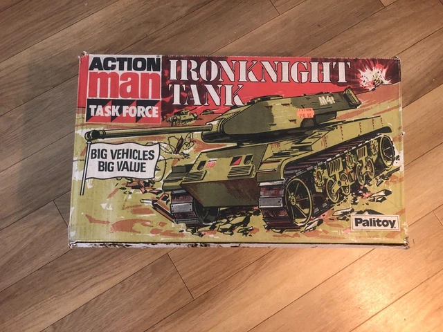 VINTAGE ACTION MAN Iron Knight Tank.Boxed £38.00 - PicClick UK