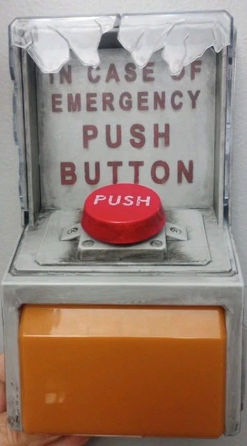 SPIRIT HALLOWEEN 2025 Emergency Button Animatronic Activator £40.93 ...