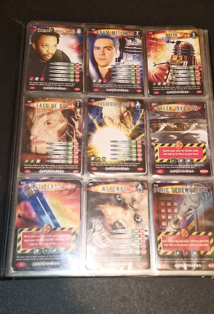 DOCTOR WHO “BATTLES in Time” Trading Cards Binder Job Lot (c.2006) £16. ...
