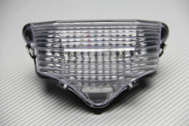 CLEAR REAR LED Tail light with Turn Signals YAMAHA FAZER 600 FZ6S RJ07 ...