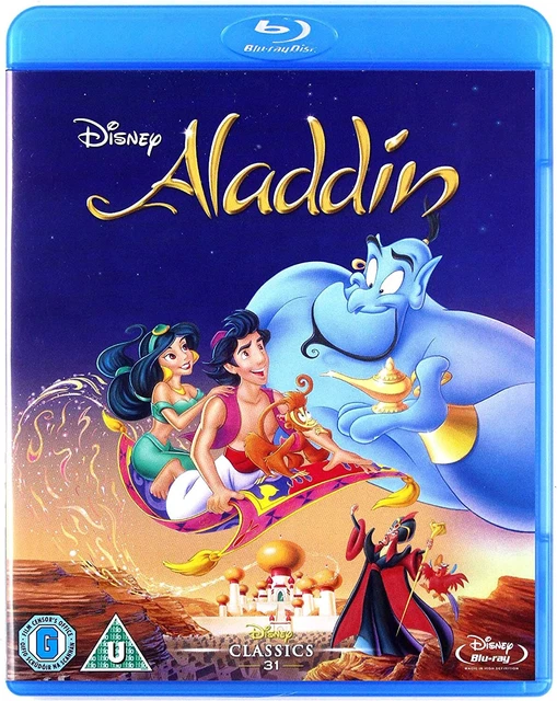 ALADDIN (1992) - Disney animation w. voice of Robin Williams Bluray EUR ...