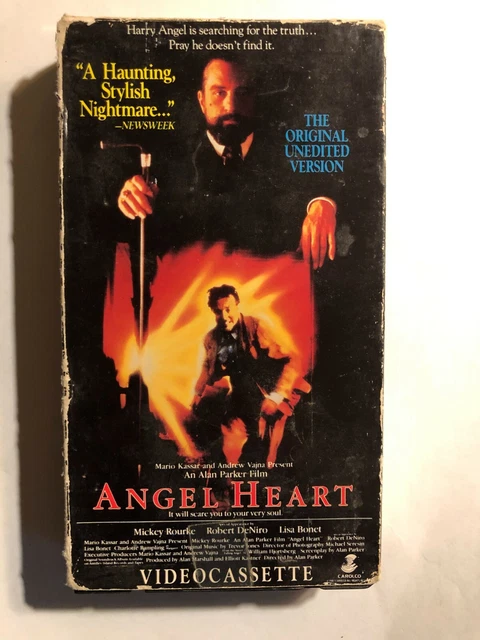 ANGEL HEART ORIGINAL Unedited Version Vhs Mickey Rourke, Robert De Niro ...