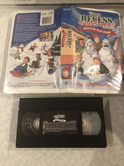 RECESS CHRISTMAS MIRACLE On Third Street Vhs LN2 $3.63 - PicClick CA