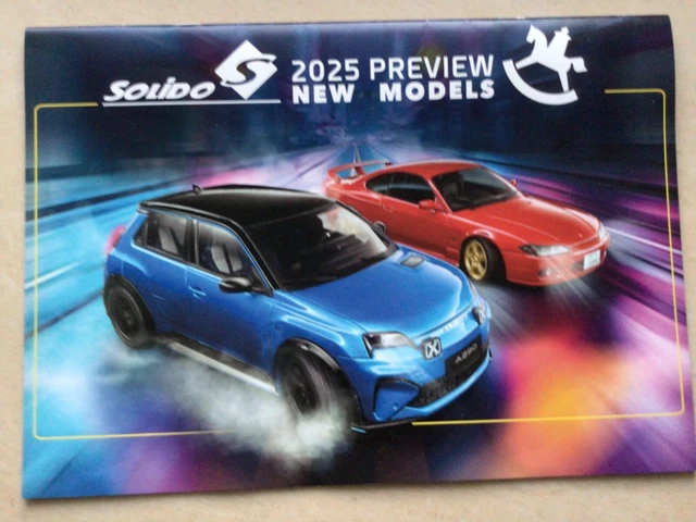 SOLIDO 2025 KATALOG Preview New Models DIN A4 1:18 + 1:43 + 1:24 28 ...