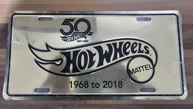 HOT WHEELS 50TH Anniversary 32nd LA convention License Plate 1 of 500 ...
