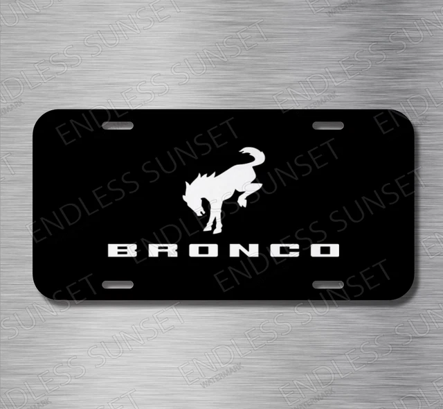 BRONCO 4X4 OFF road SUV Ford License Plate Front Auto Tag EUR 23,18 ...