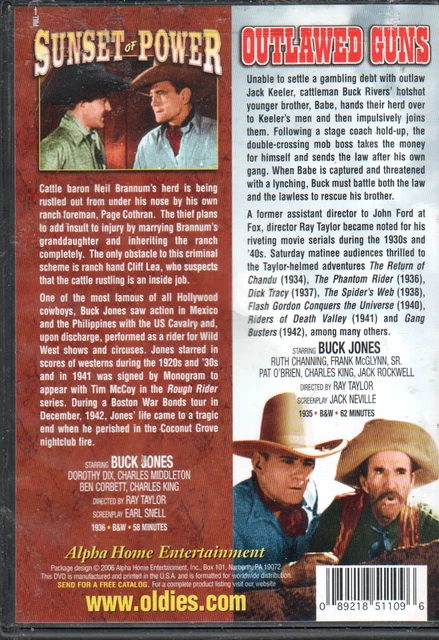 SUNSET OF POWER / Outlawed Guns DVD £6.99 - PicClick UK