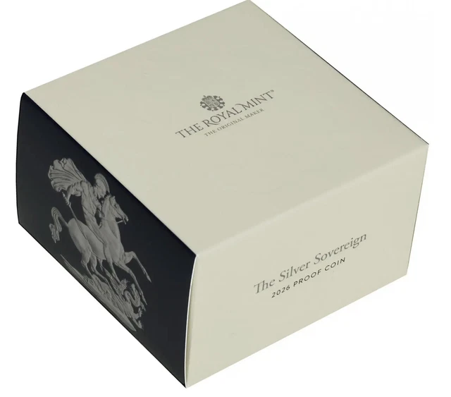 2026 THE SILVER Sovereign Proof Coin 2nd Royal Mint Ltd Ed 20,010 Mint ...