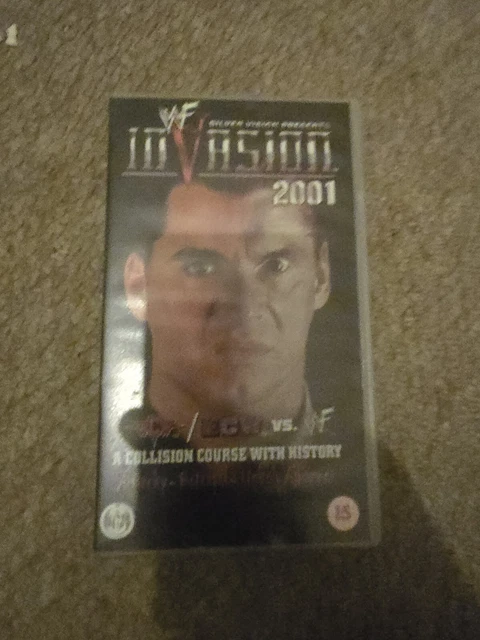 WWE WWF INVASION 2001 Vhs Wrestling Video Vintage Wcw Ecw £3.00 ...