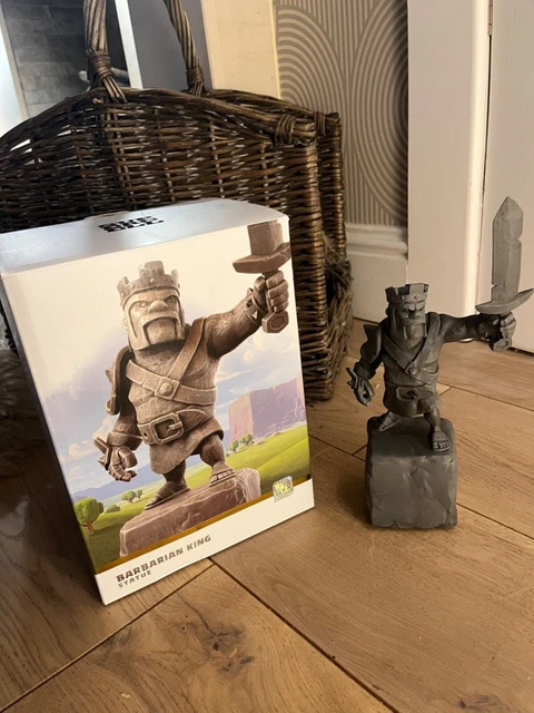 CLASH OF CLANS Supercell Barbarian King Supercell Rare Figure ...