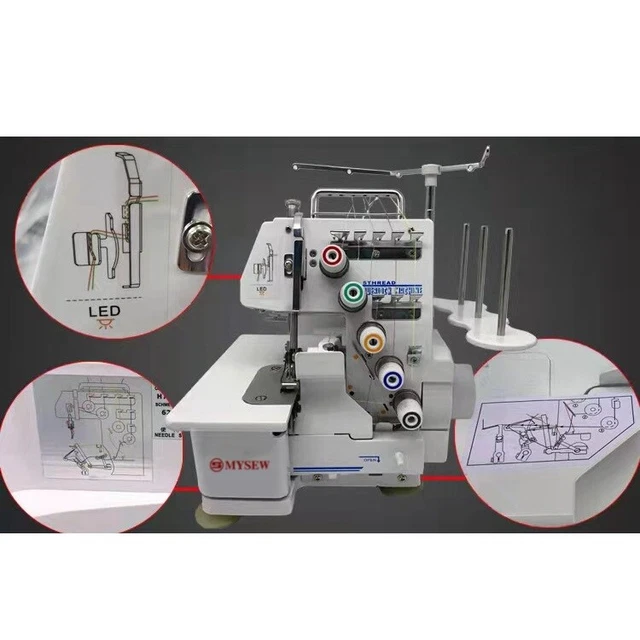 FIVE-LINE LOCKSTITCH MACHINE Home Portable Automatic Lockstitch Machine ...