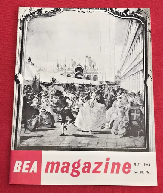 VINTAGE BEA BRITISH European Airways Magazine No.180 1964 £14.99 ...