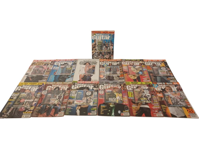 TOTAL GUITAR MAGAZINES 2005 Complete Collection with CDs Set F3 O891 £6 ...