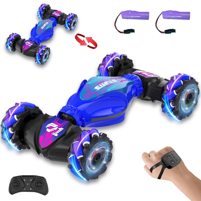GESTURE SENSING RC Stunt Car, 4WD Hand Controlled & Remote Control ...