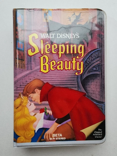 WALT DISNEY'S SLEEPING Beauty Betamax NOT VHS RARE Black Diamond ...