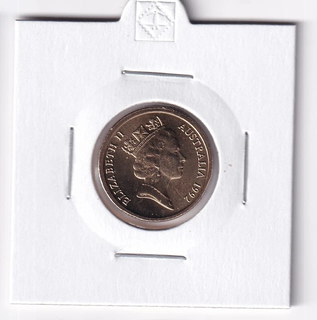 AUSTRALIAN: 1992 $2 Unc Coin From Mint Set In 2X2 Holder .. .. EUR 8,71 ...